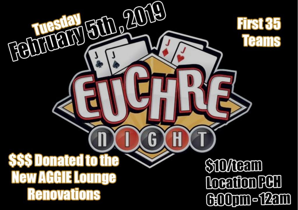 Euchre Night | AGGIES.CA